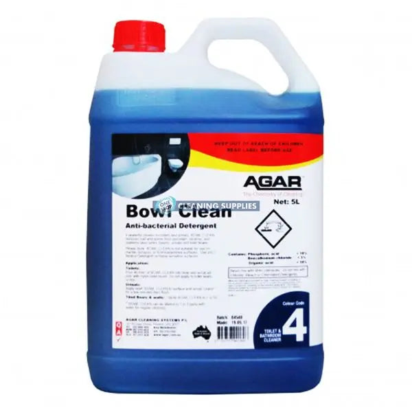 Agar Bowl Clean Powerful 4-in-1 Toilet Cleaner 5 Litre BOW5