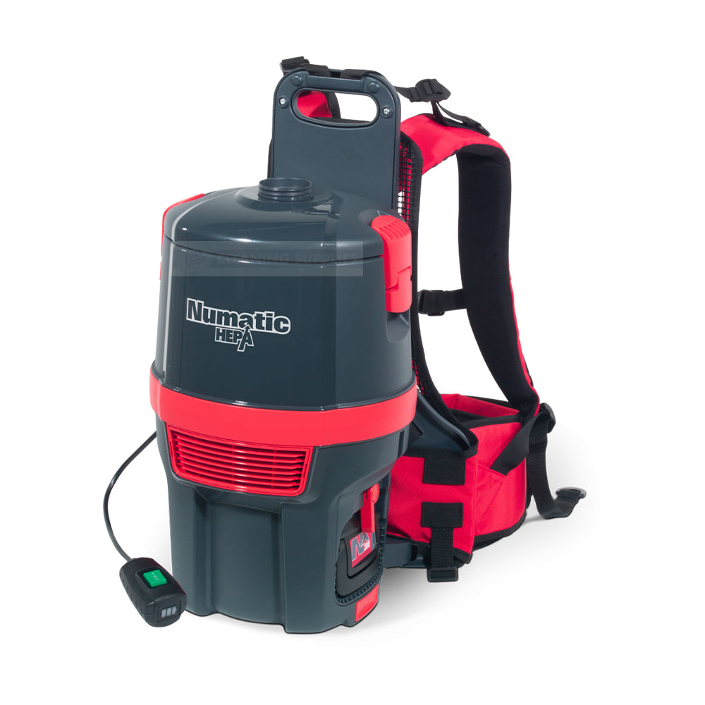 Numatic RSB150NXH HEPA Backpack Cordless Commercial Dry Vacuum Cleaner